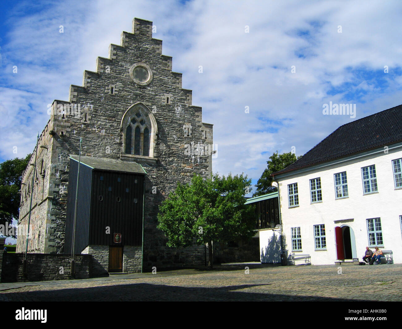 The Bergen Castle Bergenhus with the great Hakon’s Hall dates back to ...