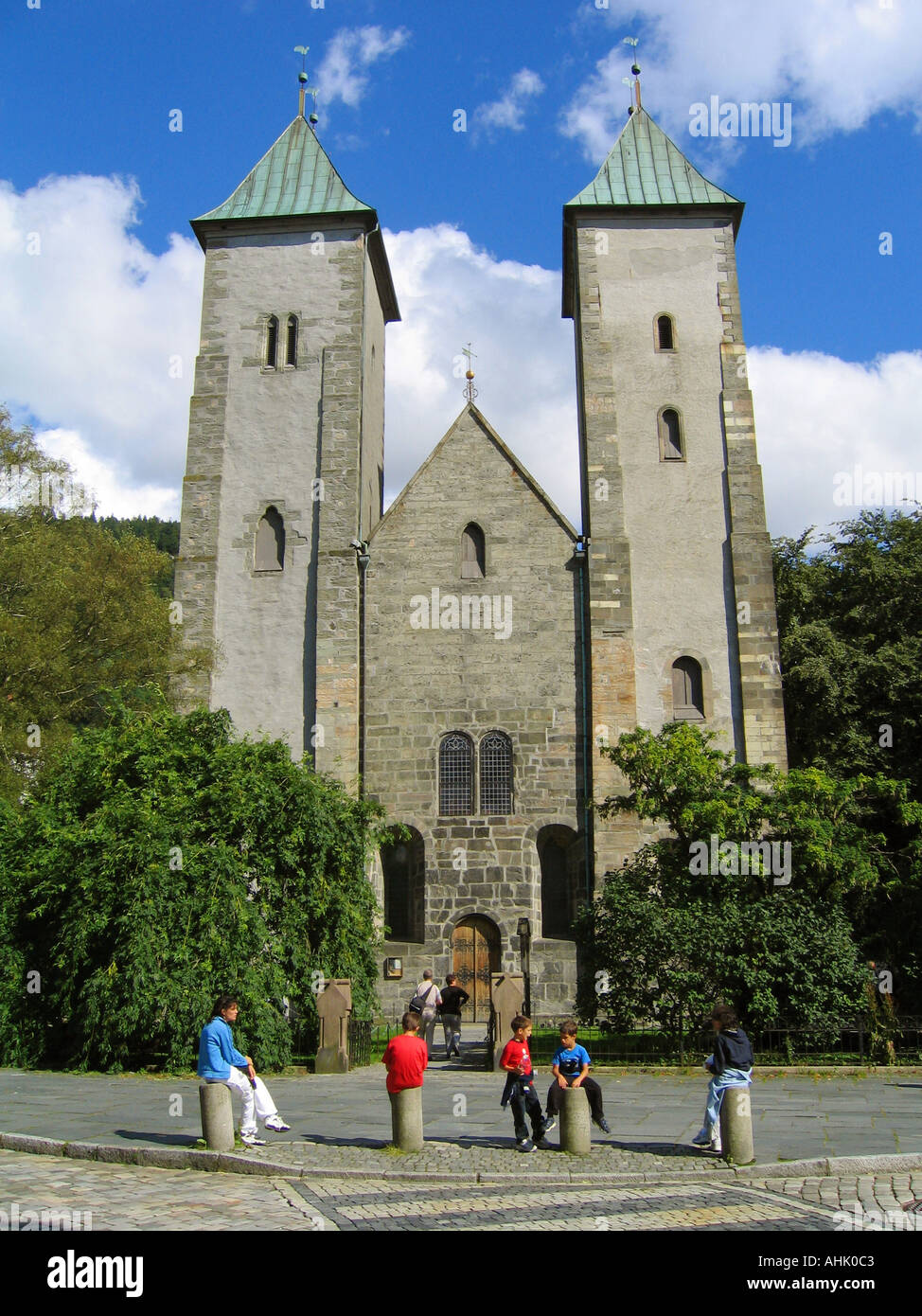 The more than 850 years old Saint Mary's Church is the oldest building ...