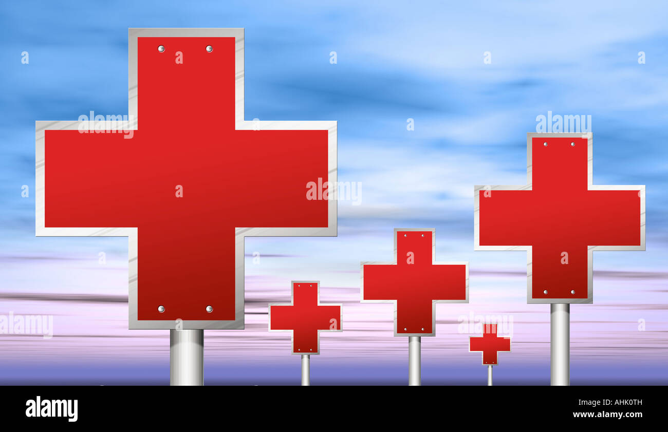 Redcross sign hi-res stock photography and images - Alamy