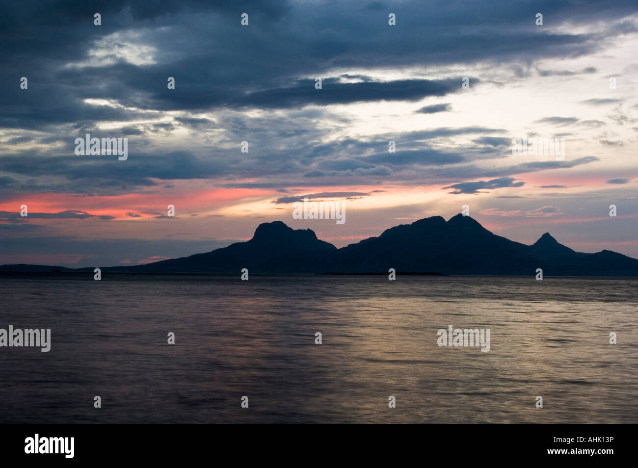 Landegode Island at sunset Bodø Norway Stock Photo - Alamy