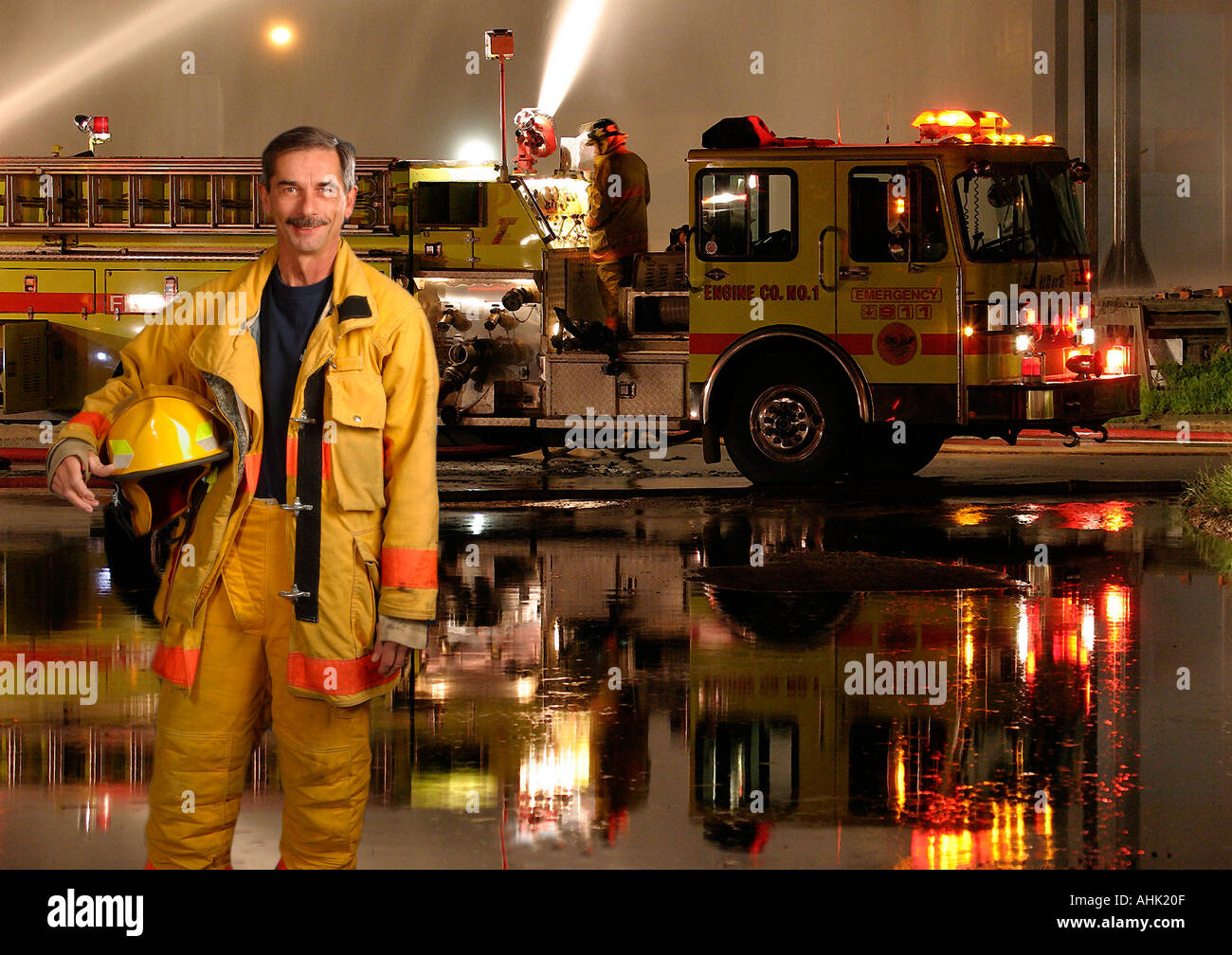 Canada firefighter helmet hi-res stock photography and images - Alamy