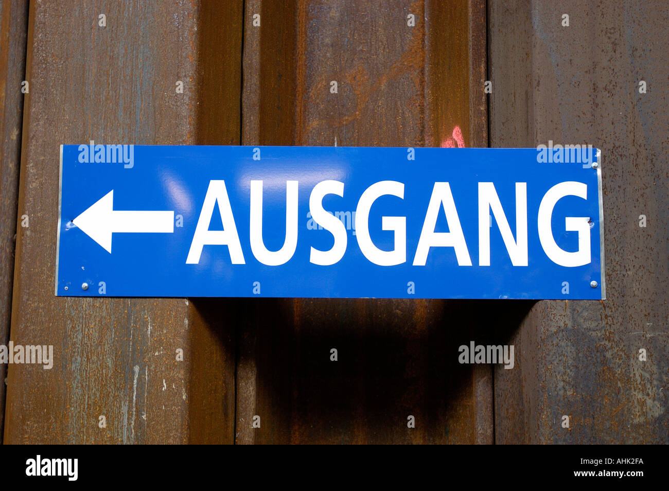 sign on railway station Stock Photo - Alamy