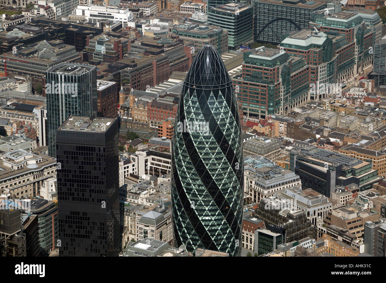 Gerkin london aerial hi-res stock photography and images - Alamy