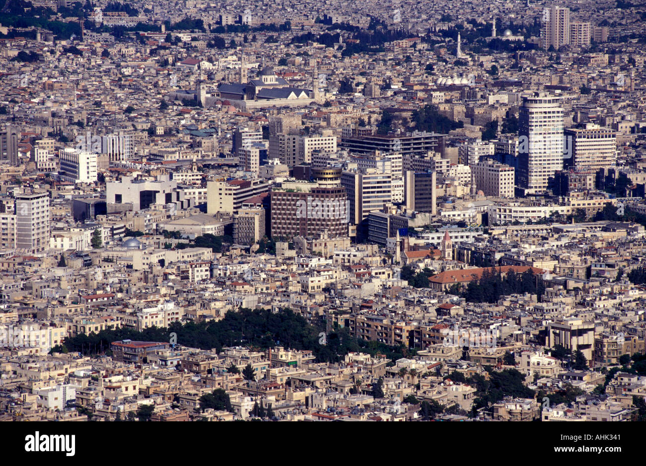 Damascus city aerial hi-res stock photography and images - Alamy