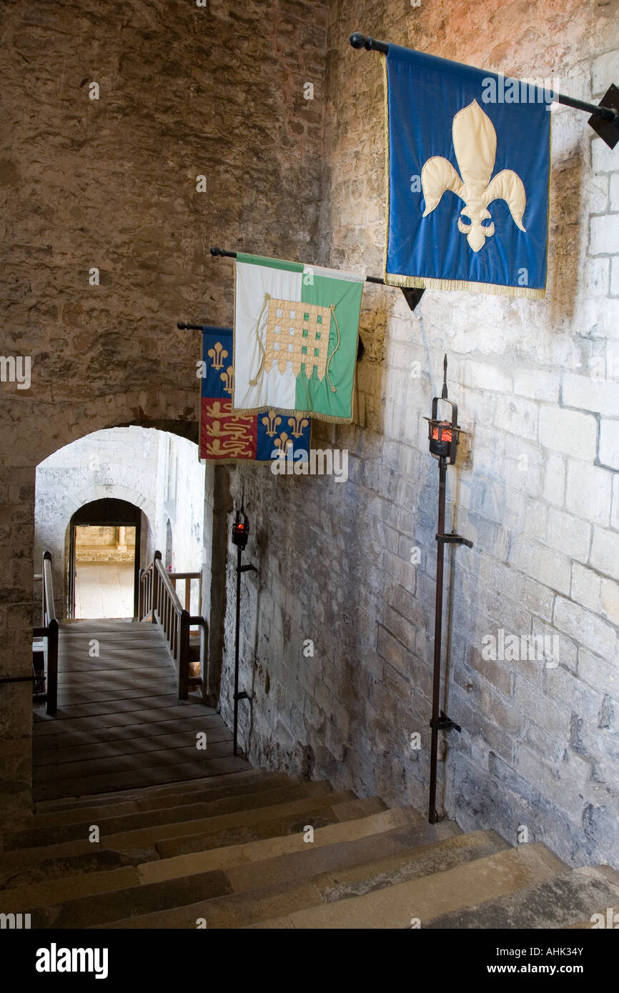 Castle interior england hi-res stock photography and images - Alamy