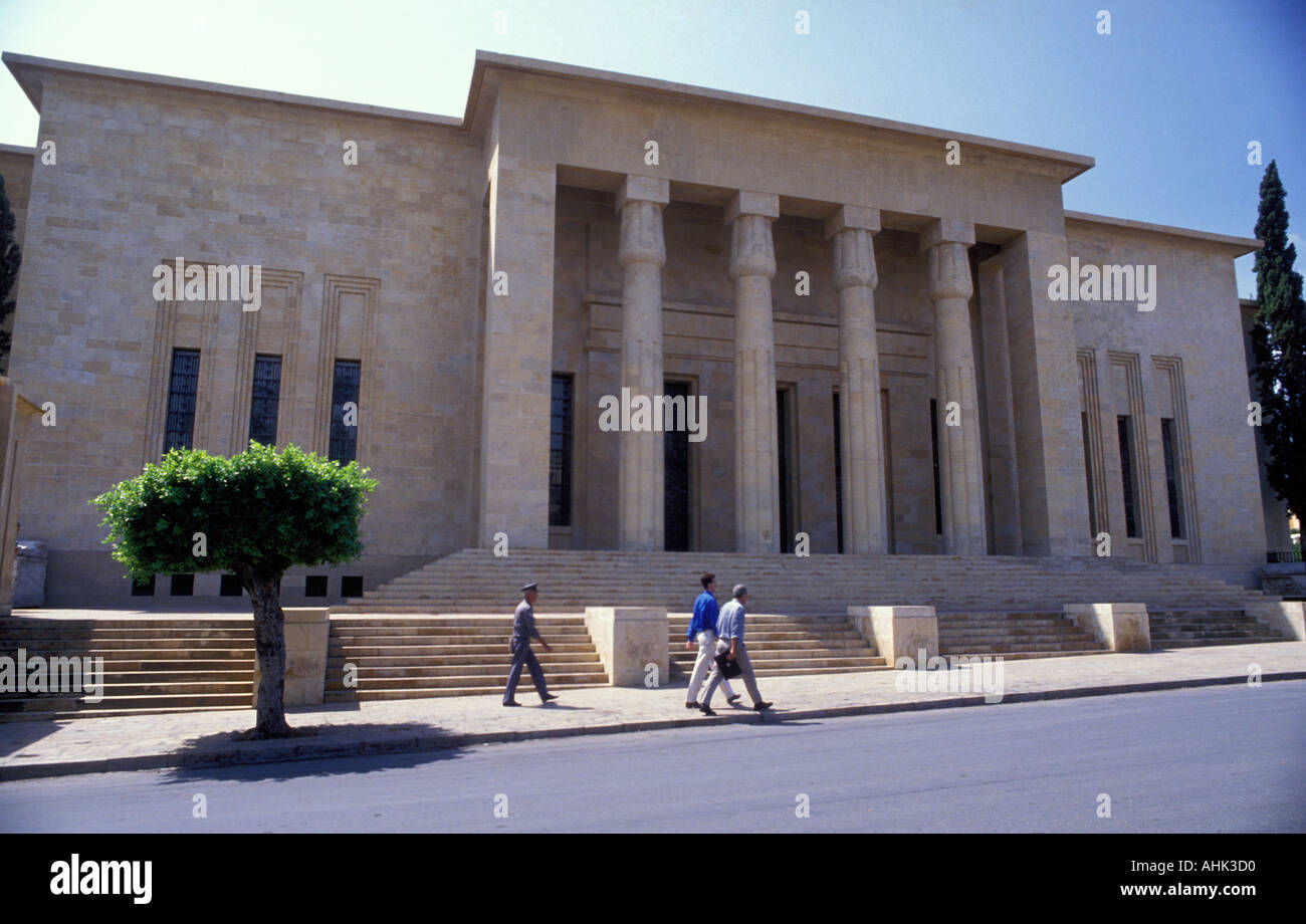 General view of the newly restored National Museum, Beirut, Lebanon ...