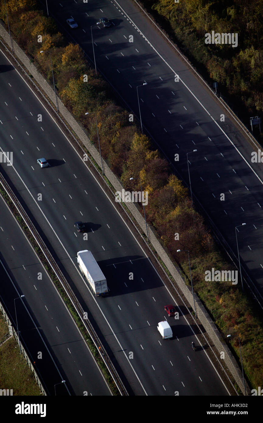 Motorways uk aerial hi-res stock photography and images - Alamy