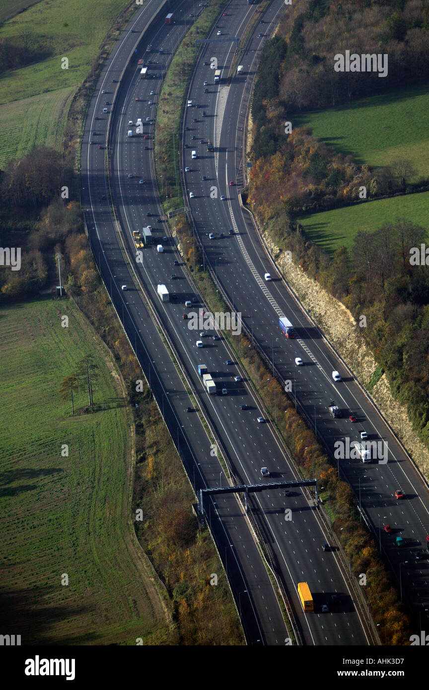 Motorways uk aerial hi-res stock photography and images - Alamy