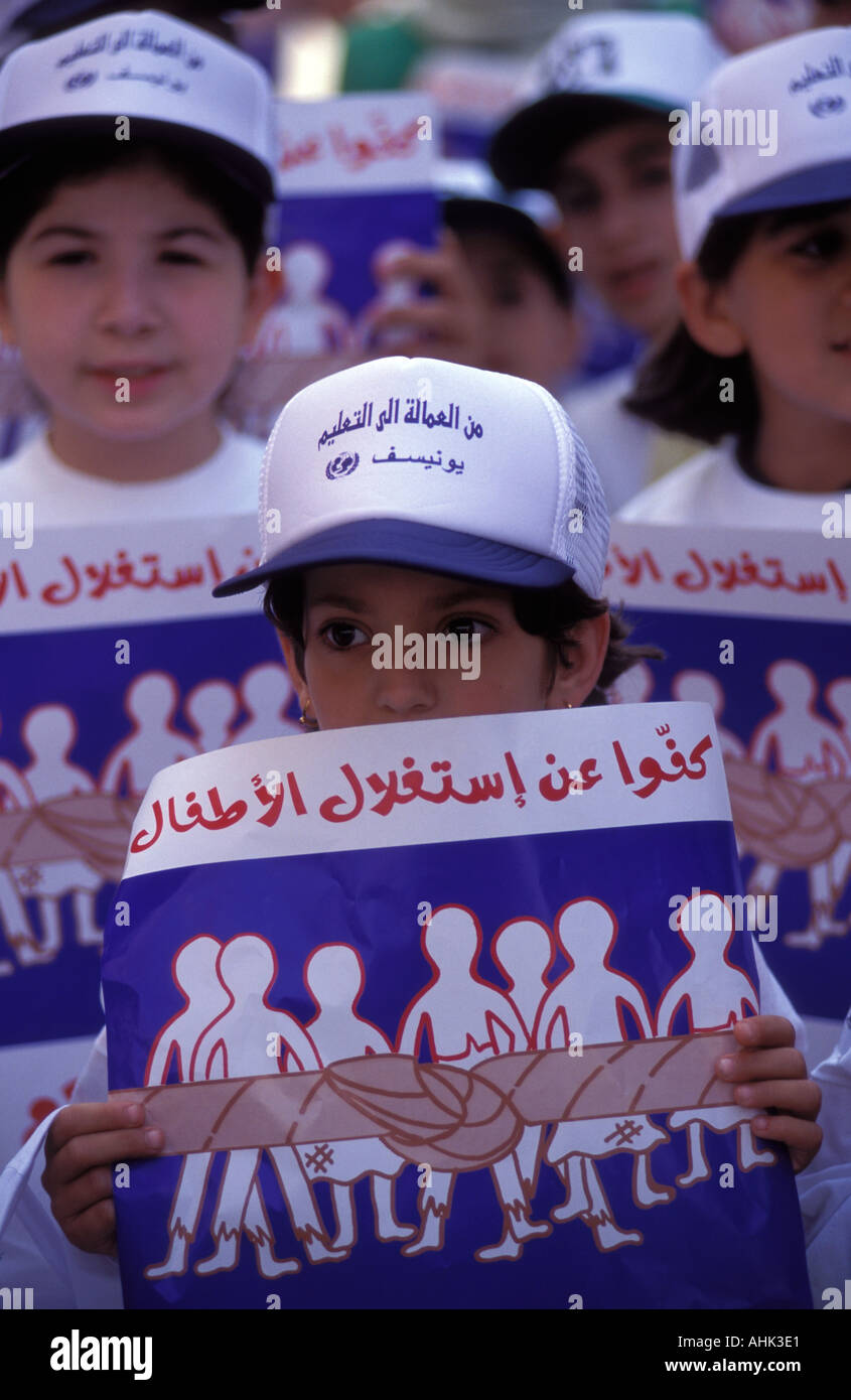Children protest against child labour hi-res stock photography and ...