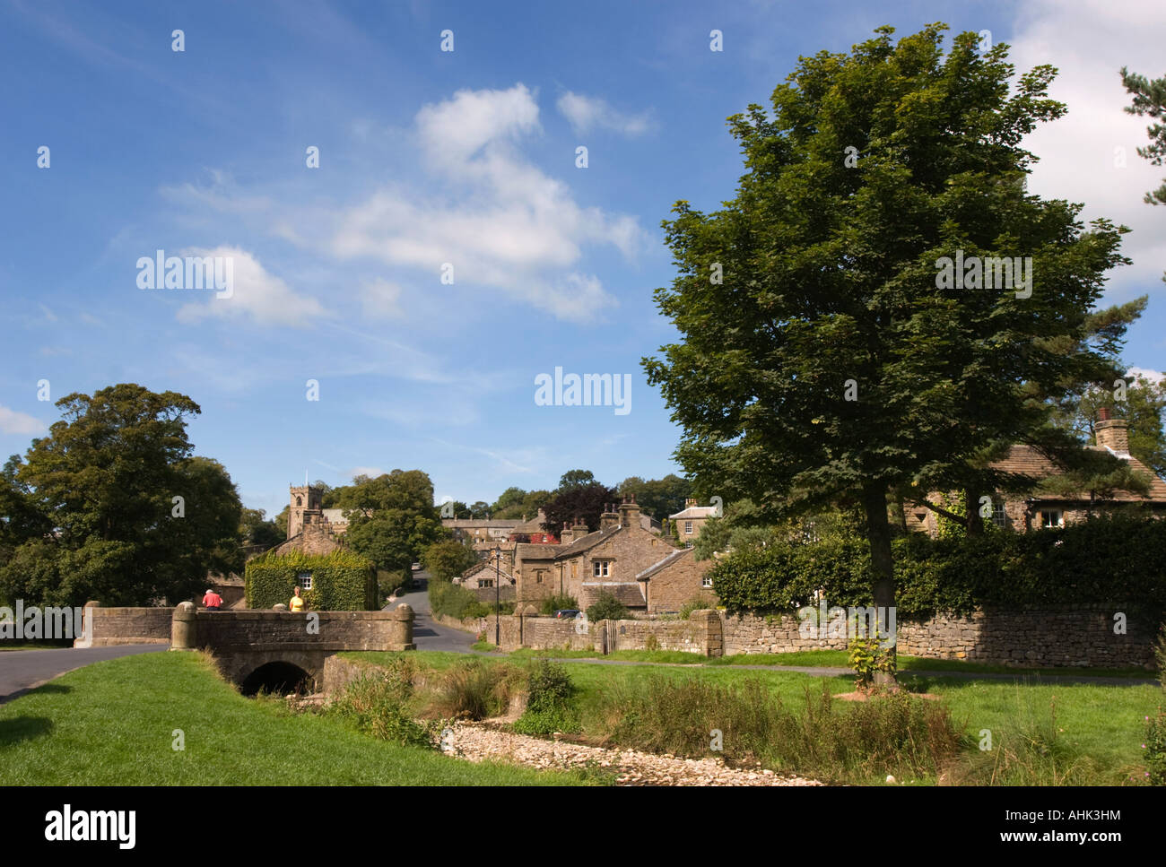 Village Of Downham Lancashire England High Resolution Stock Photography ...