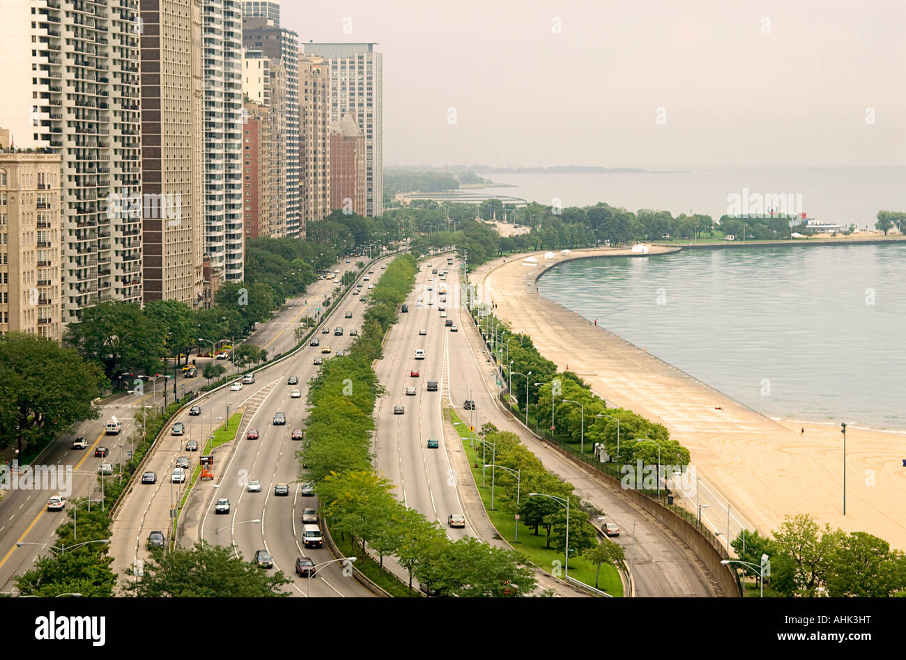 Chicago Gold Coast / Lake Shore Drive Stock Photo - Alamy