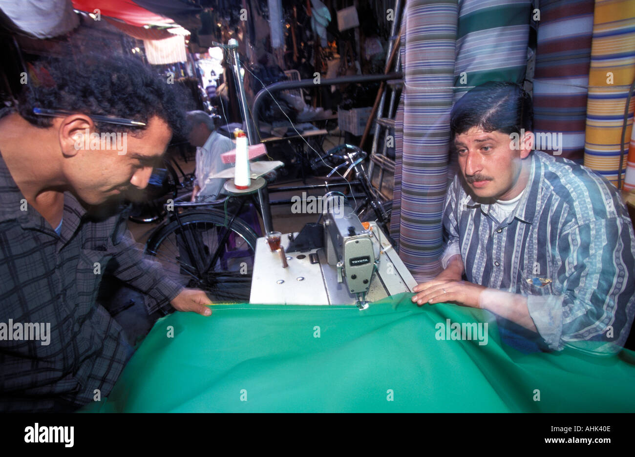 Tailors at work Damascus Syria Stock Photo - Alamy