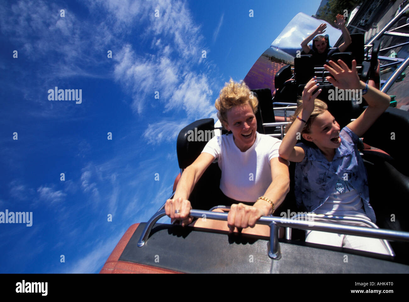 USA Washington Seattle MR Lisa Tessa Wickersham ride on roller coaster ...