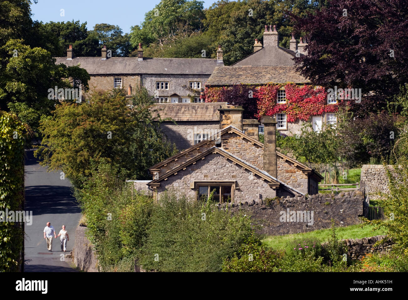 Downham village pendle lancashire england hi-res stock photography and ...