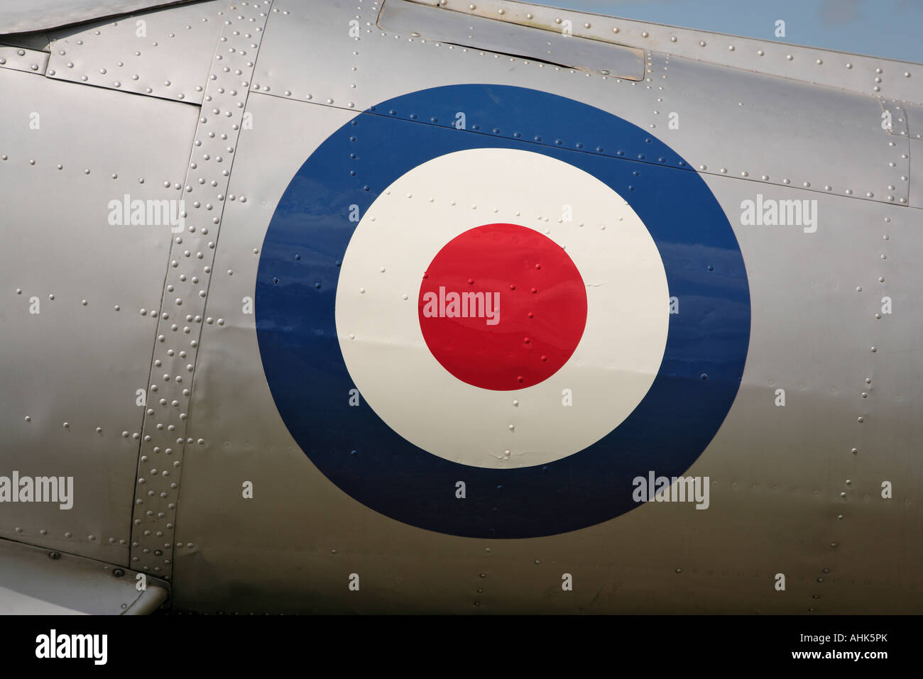 RAF roundel on DHC 22 Chipmunk trainer Hullavington May 2007 Stock ...