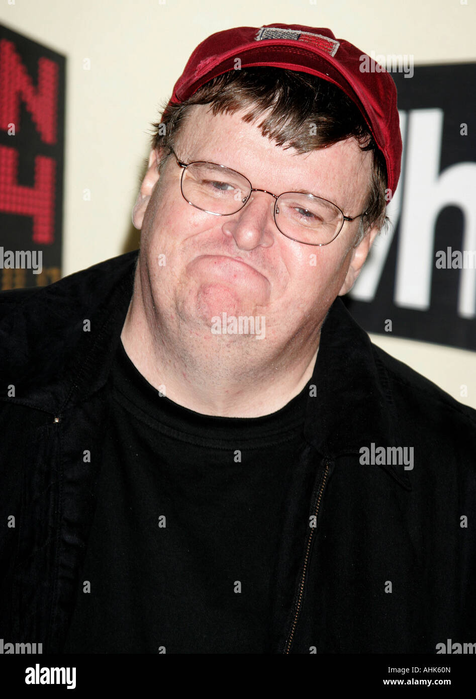 MICHAEL MOORE US actor in 2004 Stock Photo - Alamy