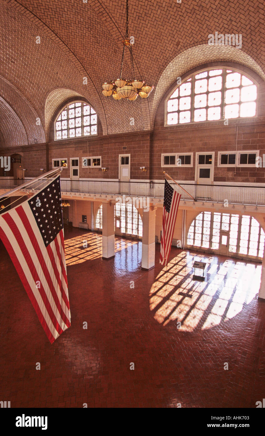 ellis island immigration museum main processing hall New York City ...