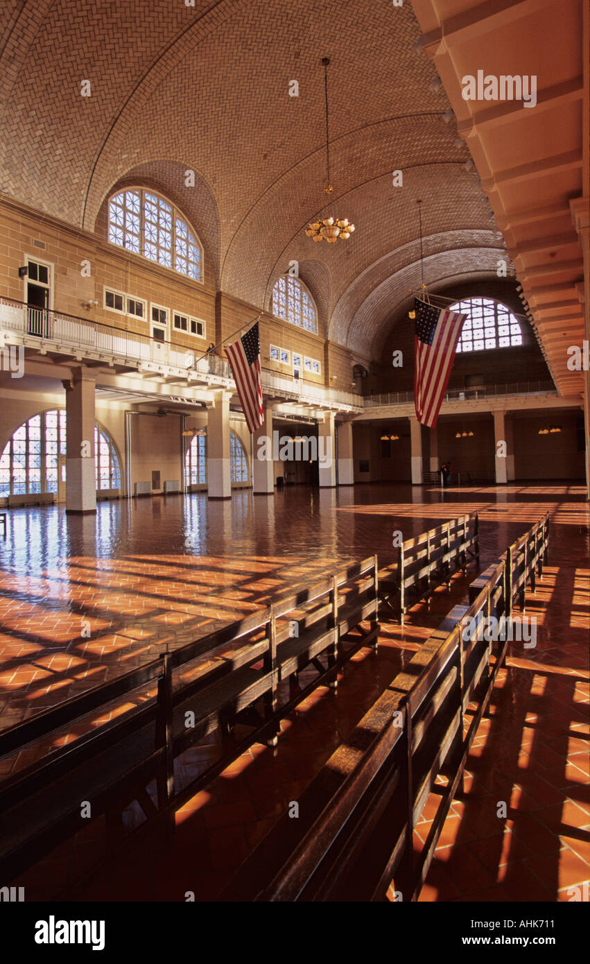 ellis island immigration museum main processing hall New York City ...
