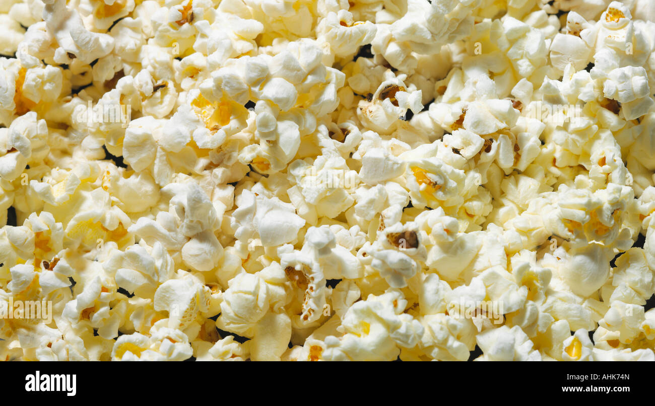 popcorn close up panoramic Stock Photo - Alamy