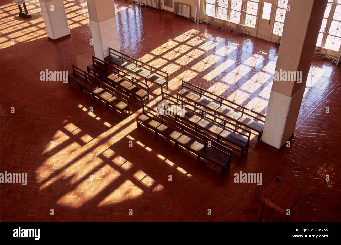 ellis island immigration museum main processing hall New York City ...