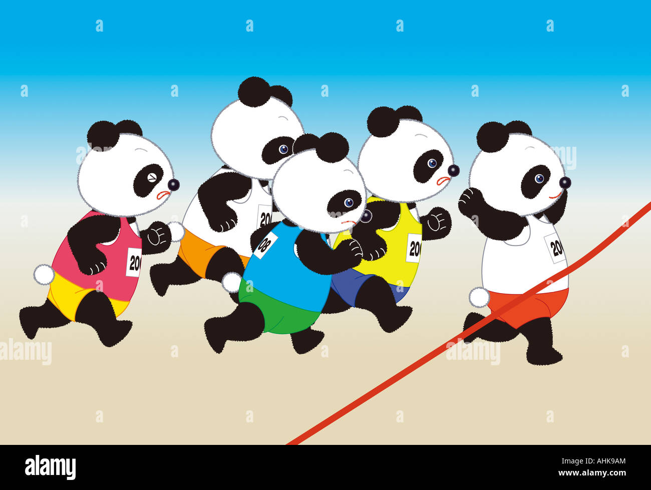 5 pandas hi-res stock photography and images - Alamy