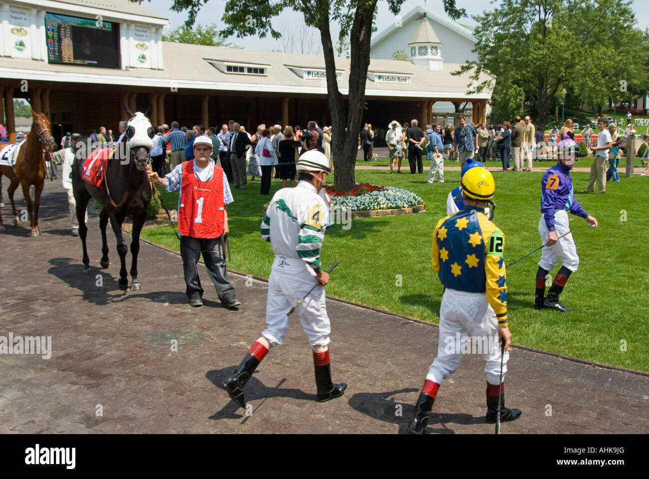 Entering paddock hi-res stock photography and images - Alamy