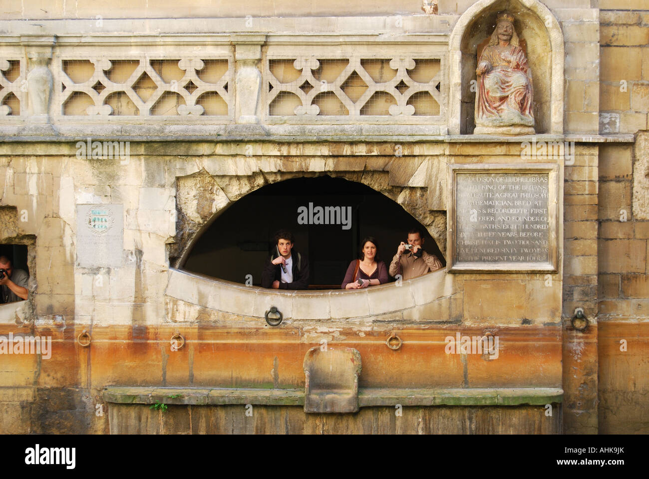 Roman baths sacred spring hi-res stock photography and images - Alamy