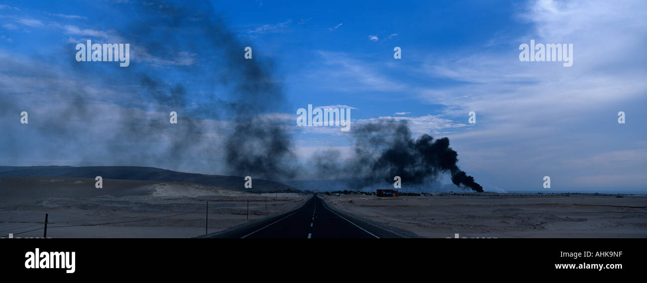 Smoke Plume Desert High Resolution Stock Photography and Images - Alamy