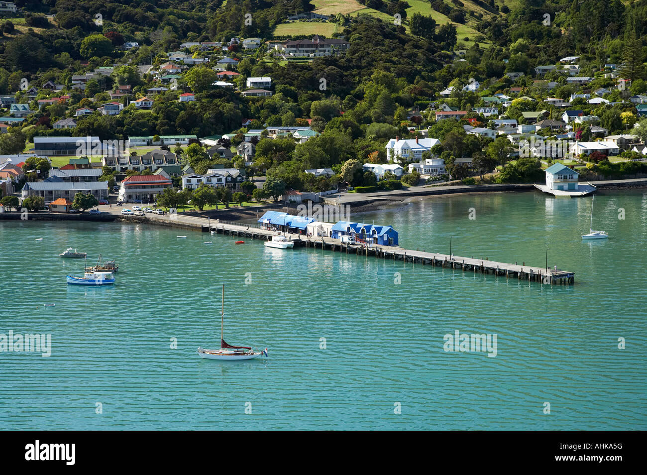 Akaroa Akaroa Harbour Banks Peninsula Canterbury South Island New ...