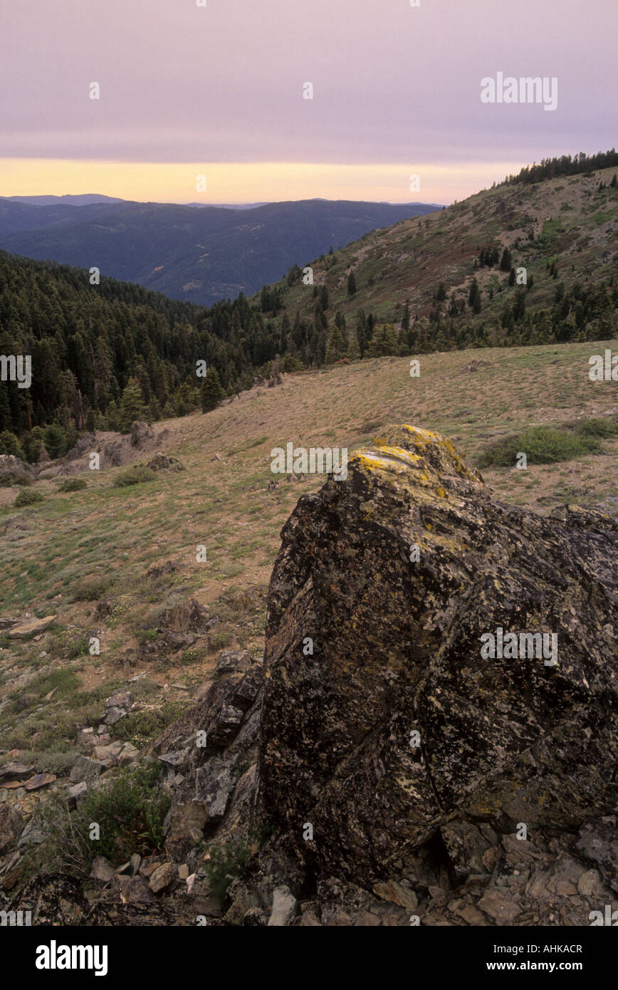 Plaskett Ridge in the Mendocino National Forest, California, USA Stock ...