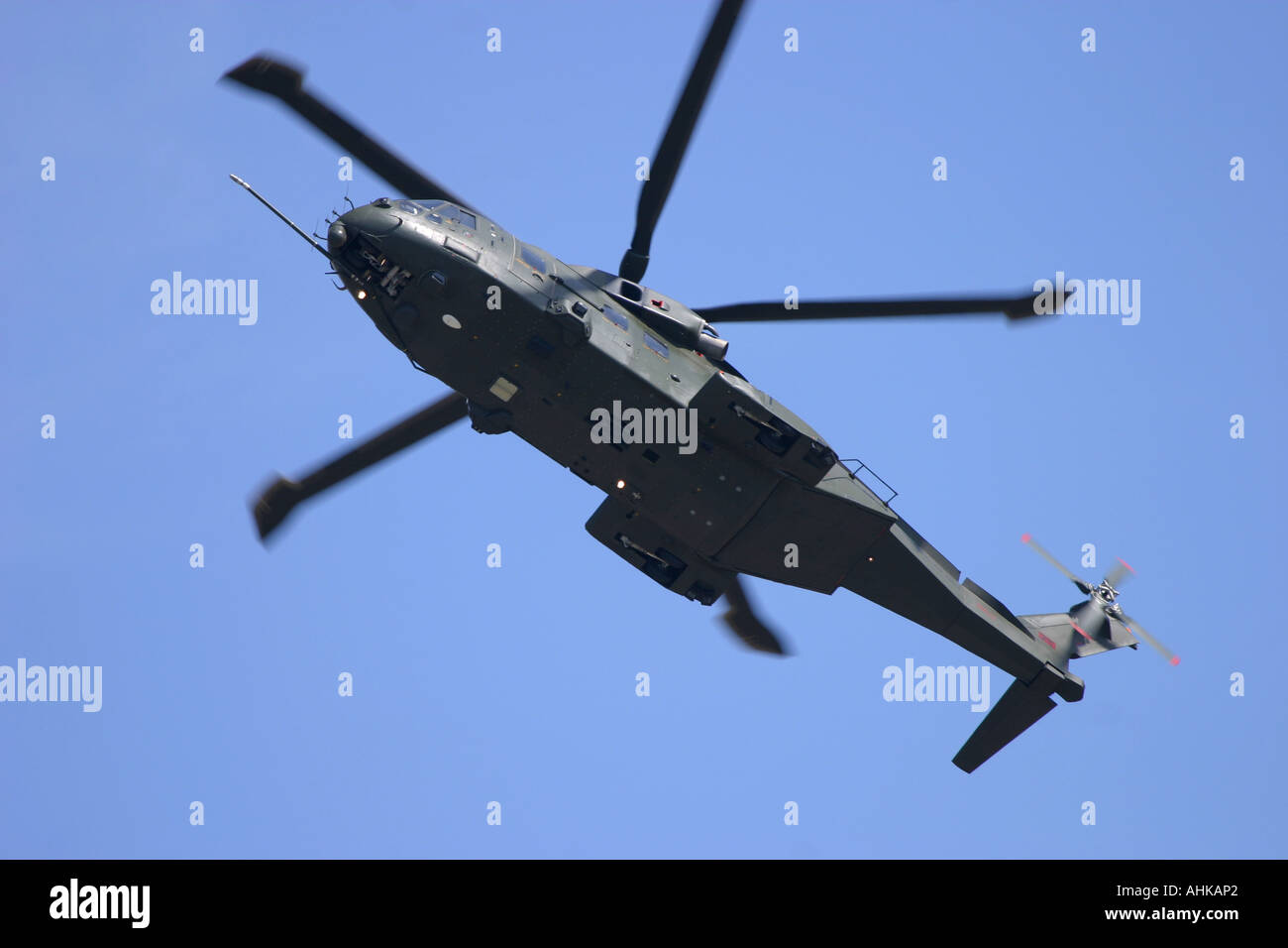 Merlin helicopter cockpit raf hi-res stock photography and images - Alamy