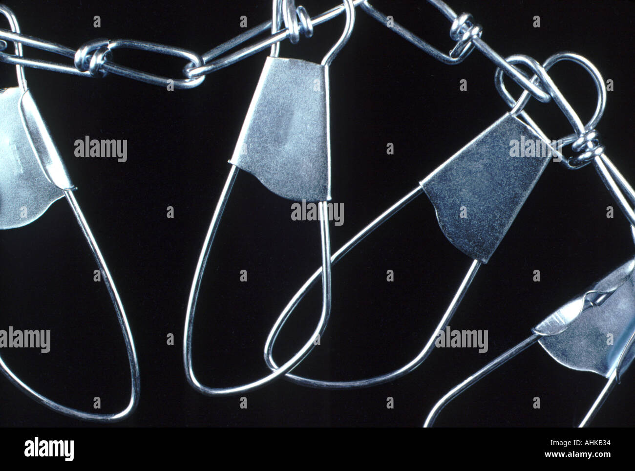 Metal fishing stringer Stock Photo - Alamy