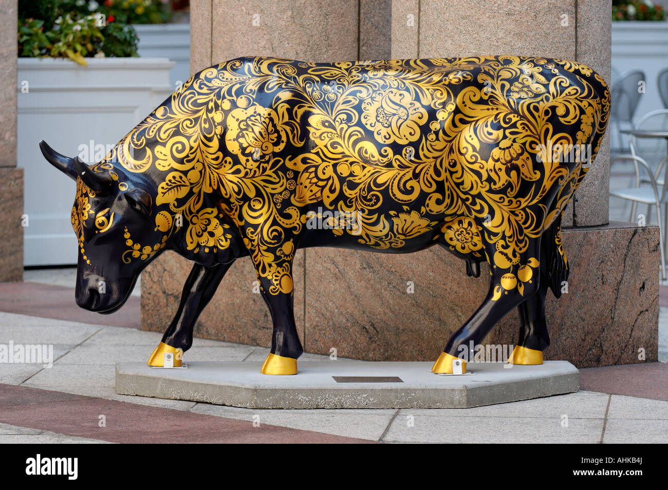 Cow sculpture Boston Massachusetts USA Stock Photo - Alamy
