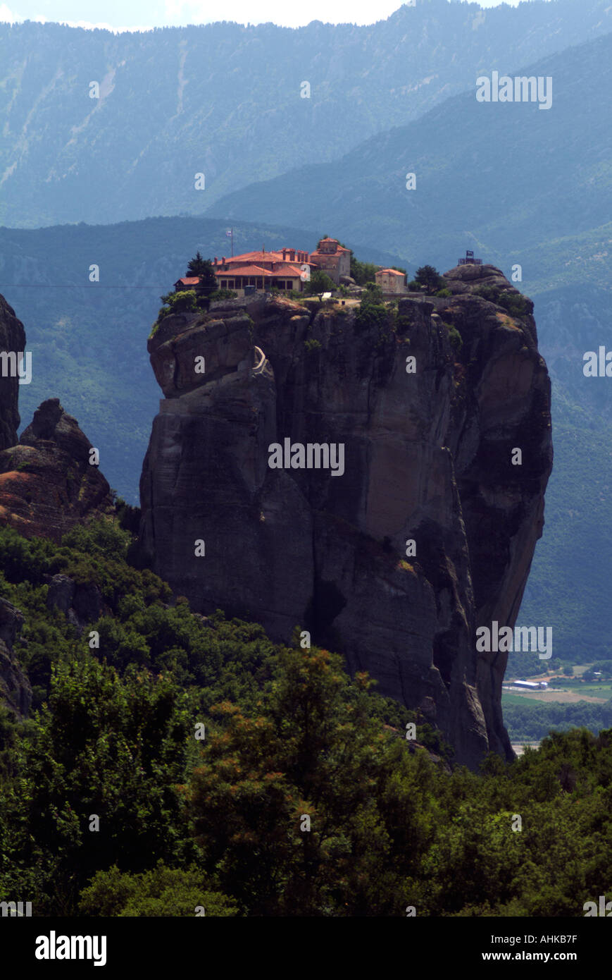 Monastery Holy Trinity Meteora Greece Stock Photo - Alamy