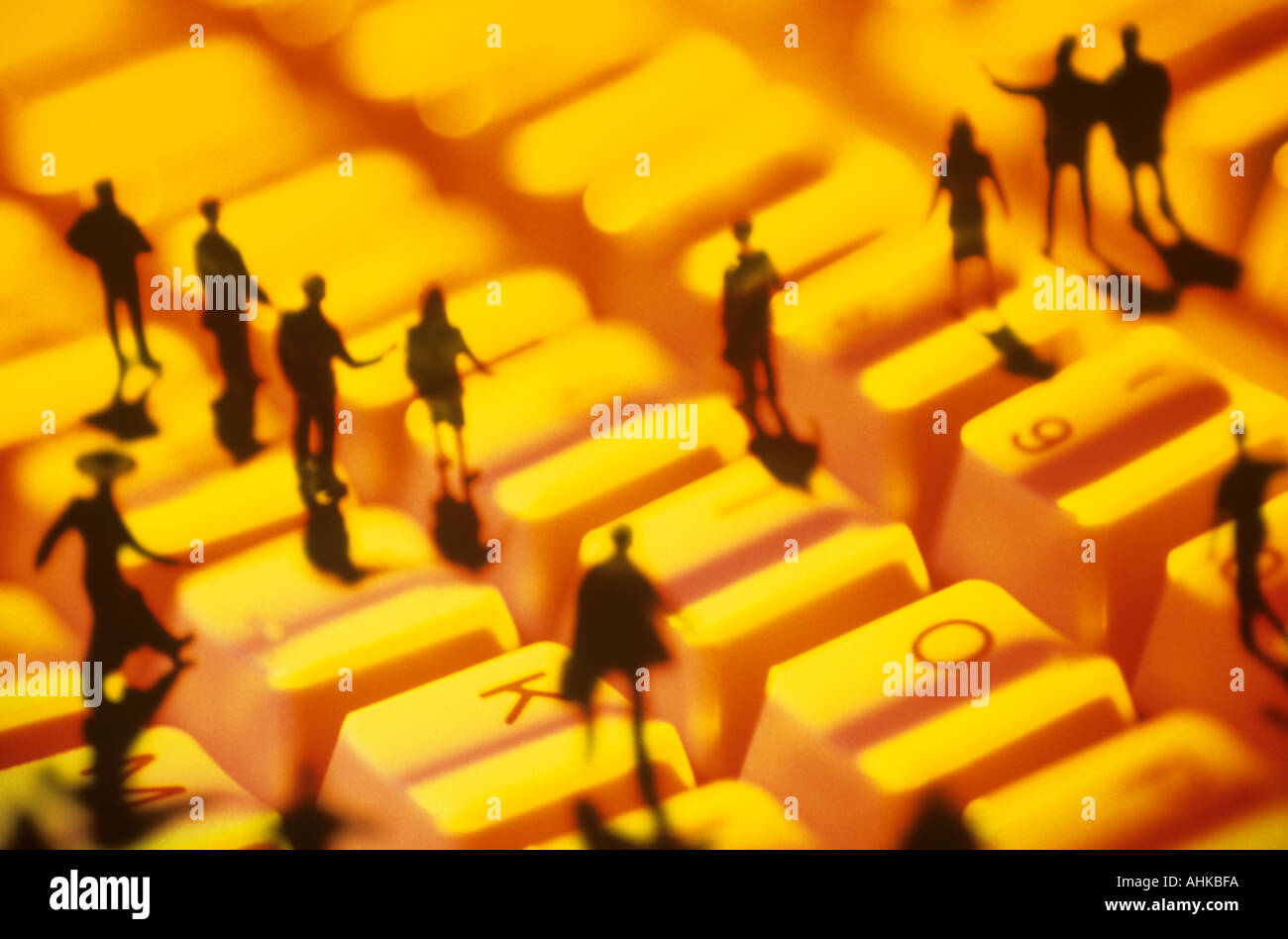 Figures on computer keyboard Stock Photo - Alamy