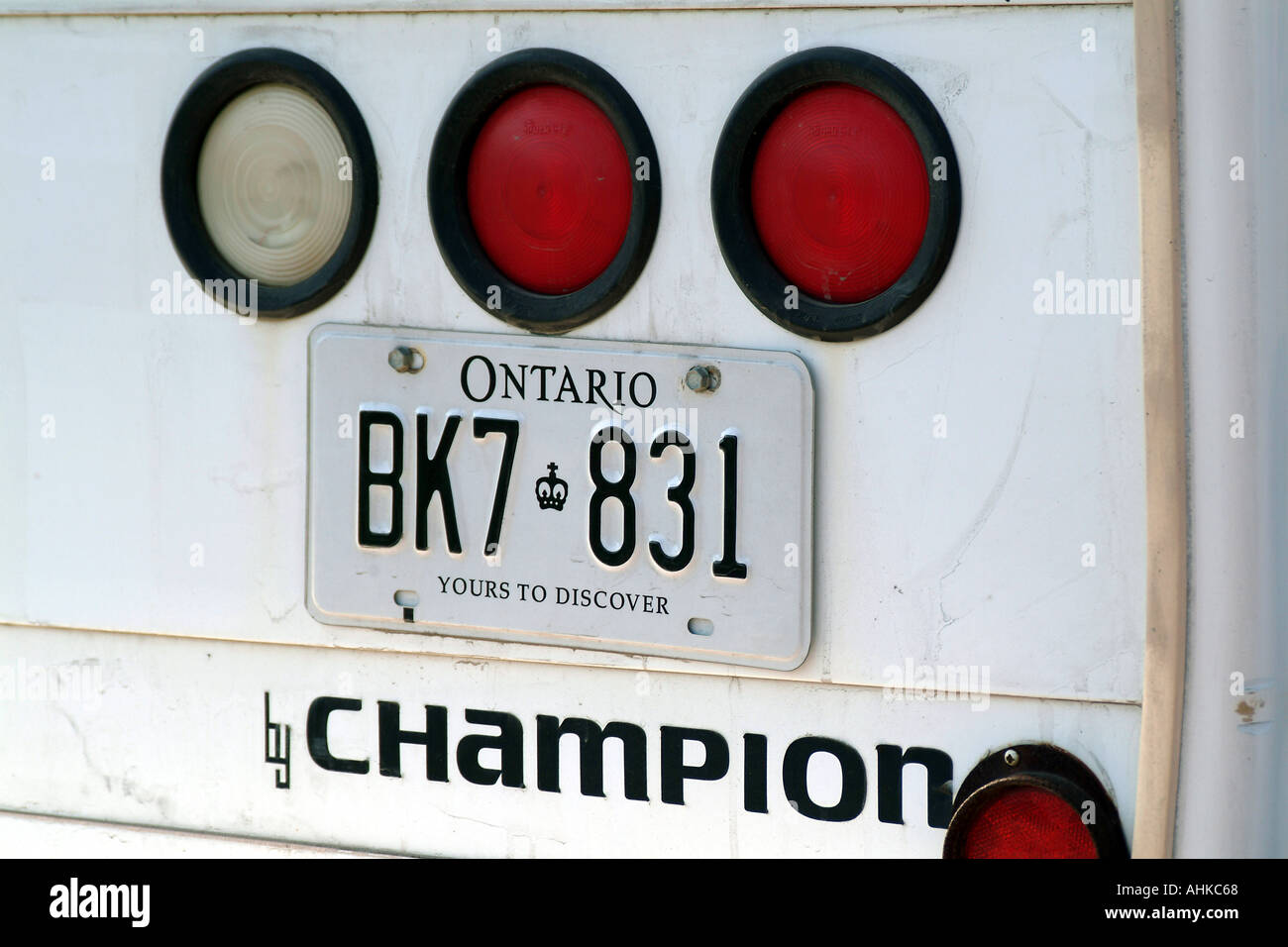 Ontario licence plate hi-res stock photography and images - Alamy