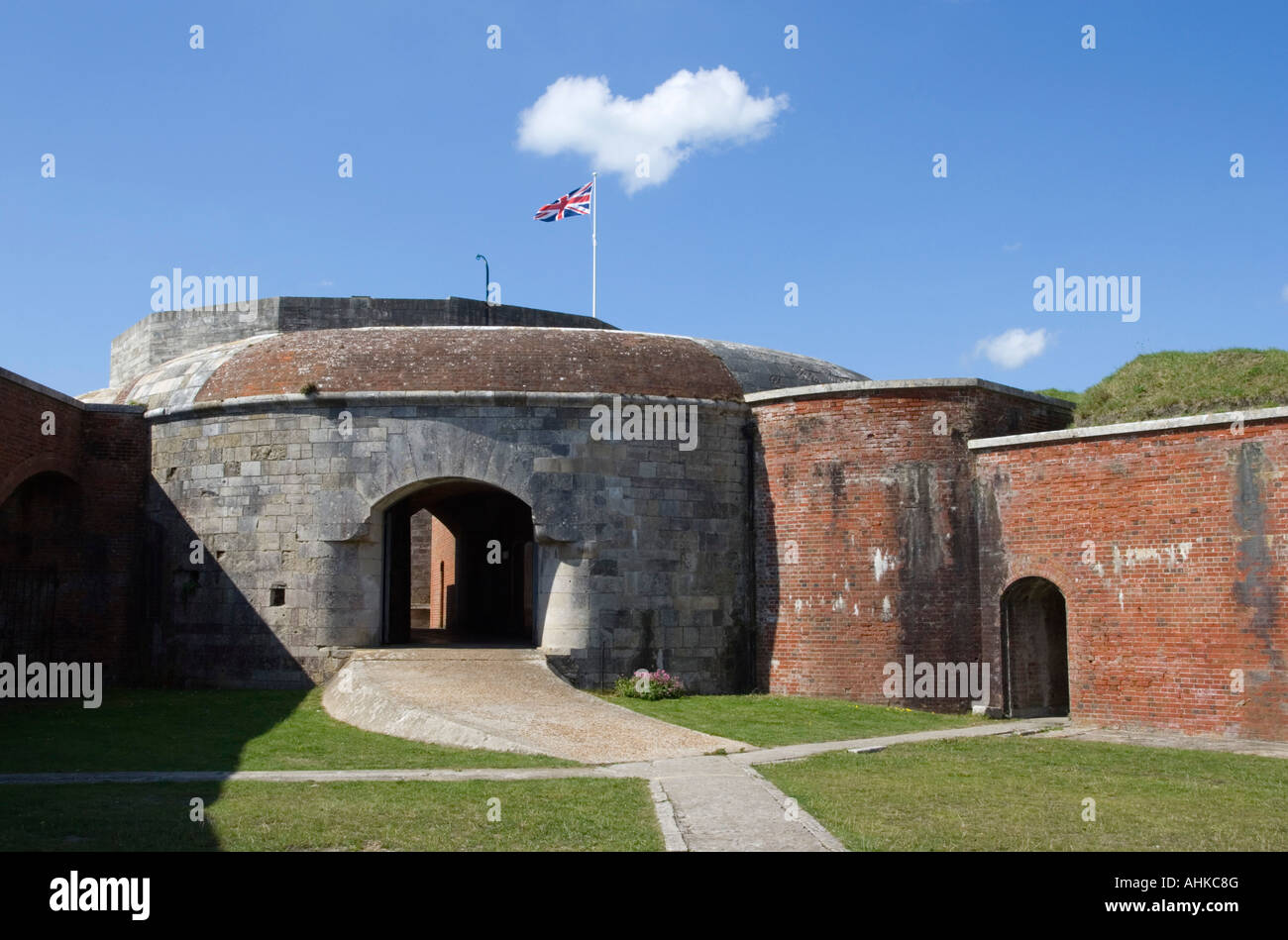 Hurst Castle Interior, Hurst Spit, Keyhaven, Hampshire, UK Stock Photo ...
