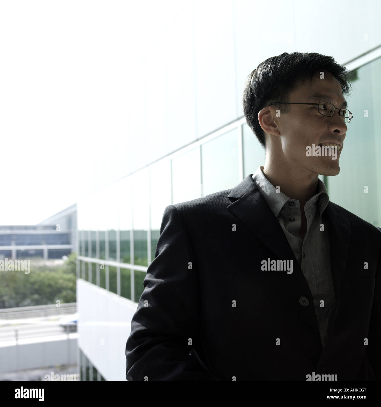 Businessman smiling, portrait, close-up Stock Photo - Alamy