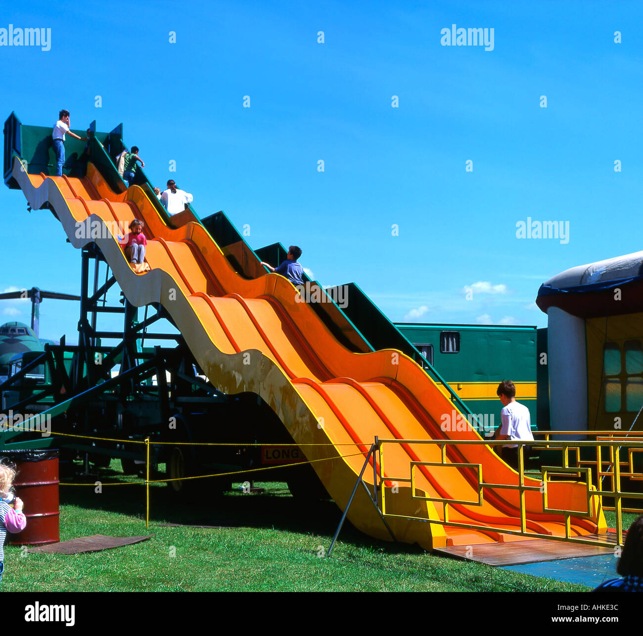 Funfair slide hi-res stock photography and images - Alamy