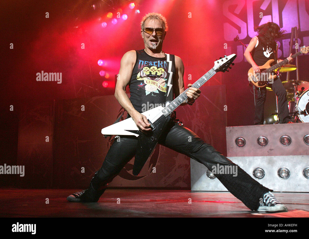 THE SCORPIONS German rock group with Rudolf Schenker Stock Photo - Alamy