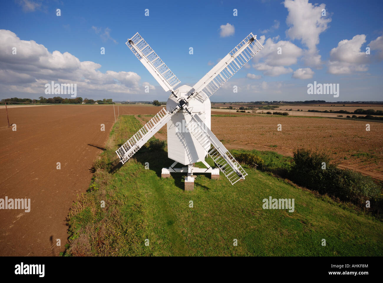 chillenden windmill kent england Stock Photo - Alamy