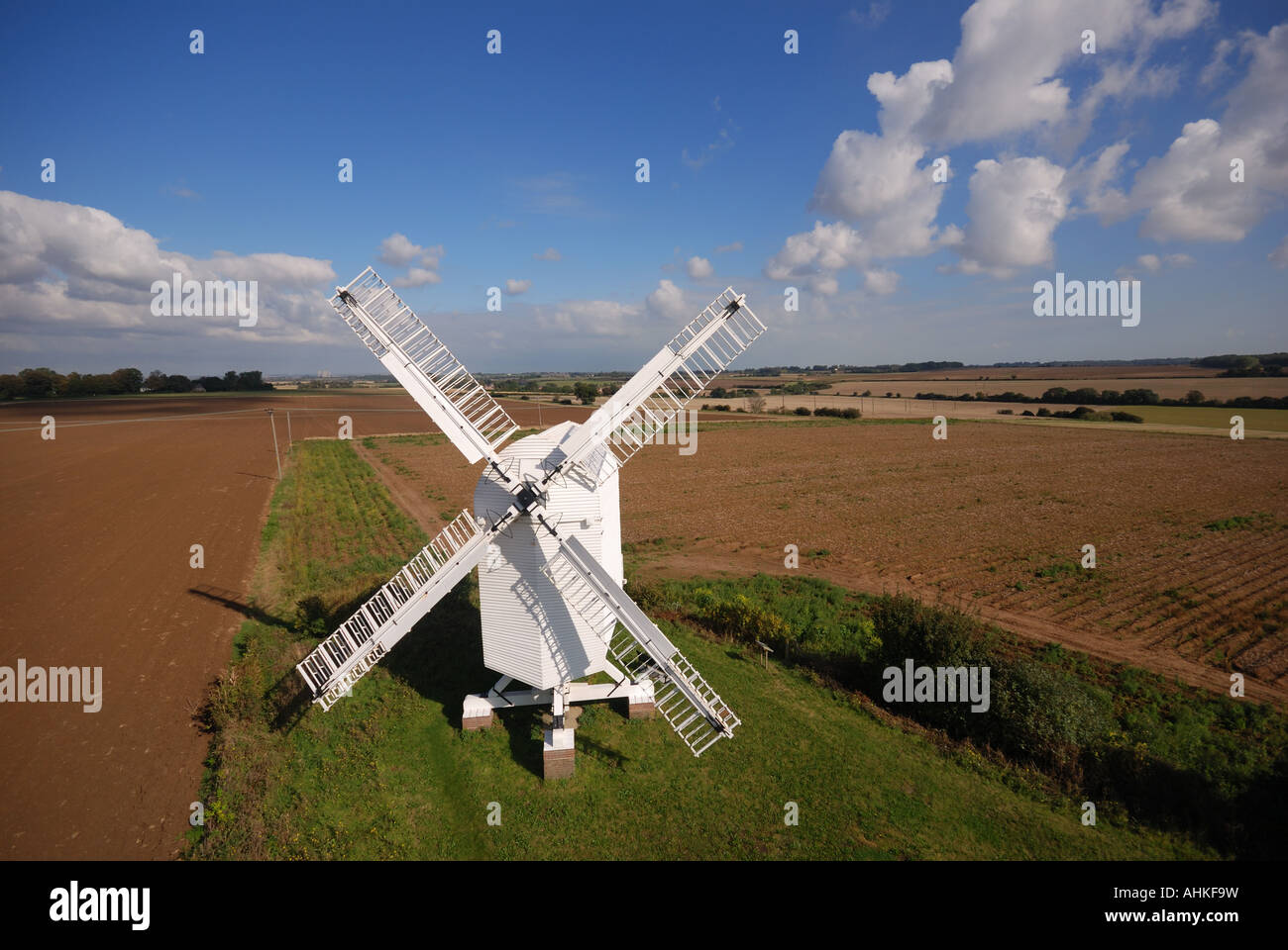 chillenden windmill kent england Stock Photo - Alamy