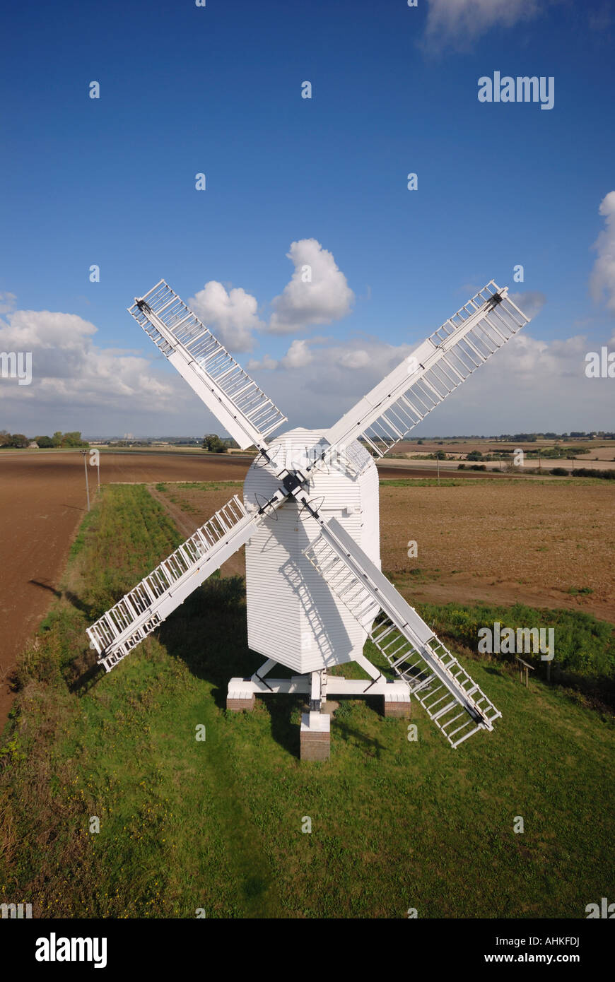 chillenden windmill kent england Stock Photo - Alamy