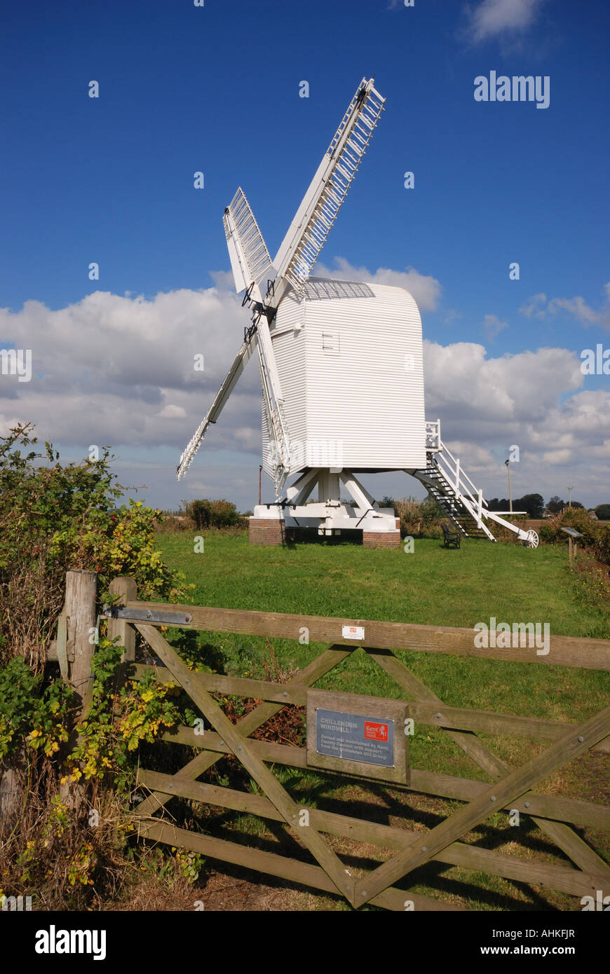 chillenden windmill kent england Stock Photo - Alamy
