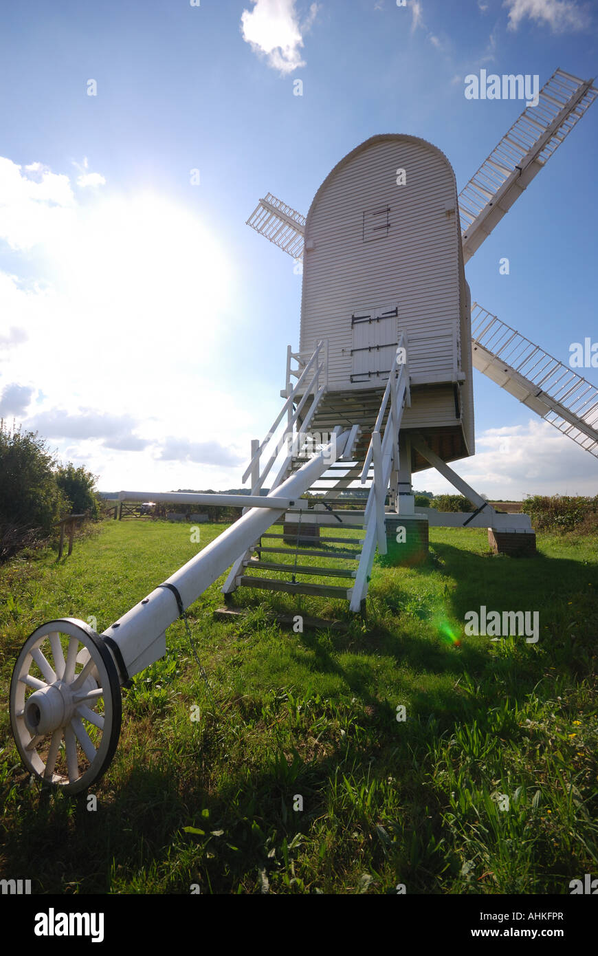 chillenden windmill kent england Stock Photo - Alamy