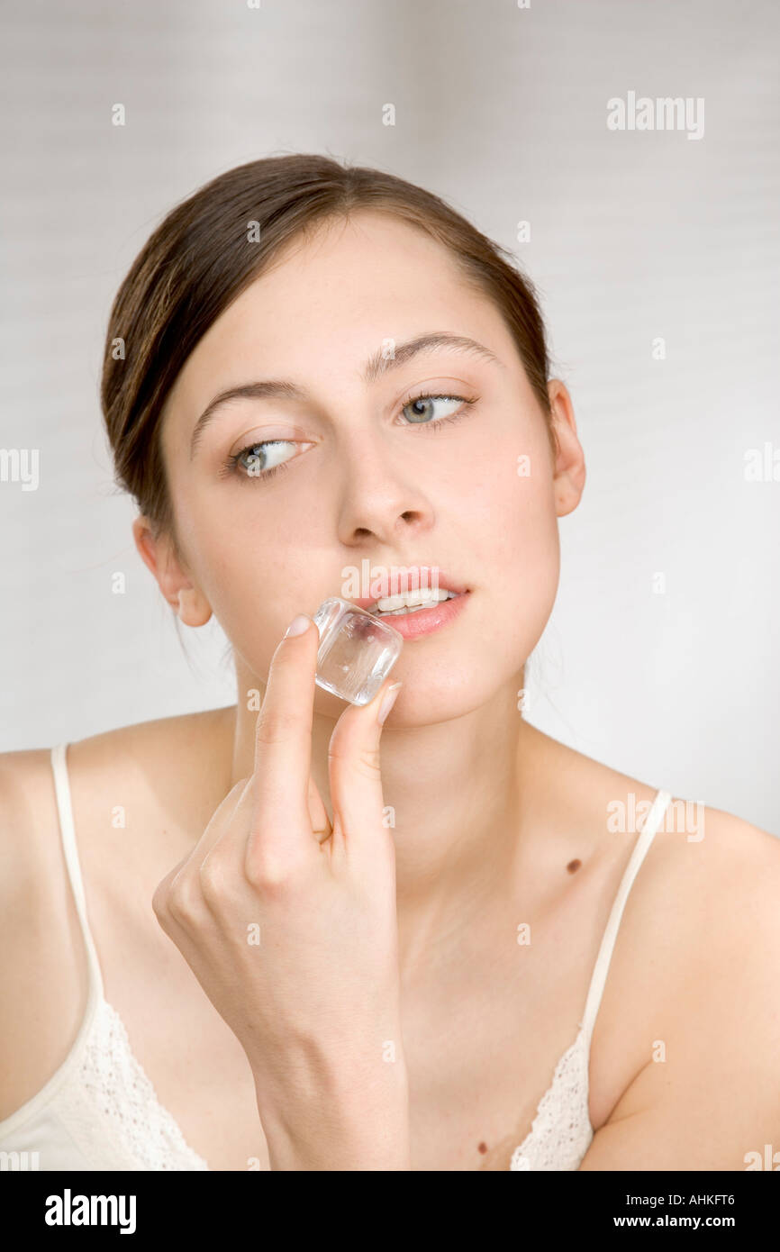 Ice Cube Woman Skin High Resolution Stock Photography and Images - Alamy