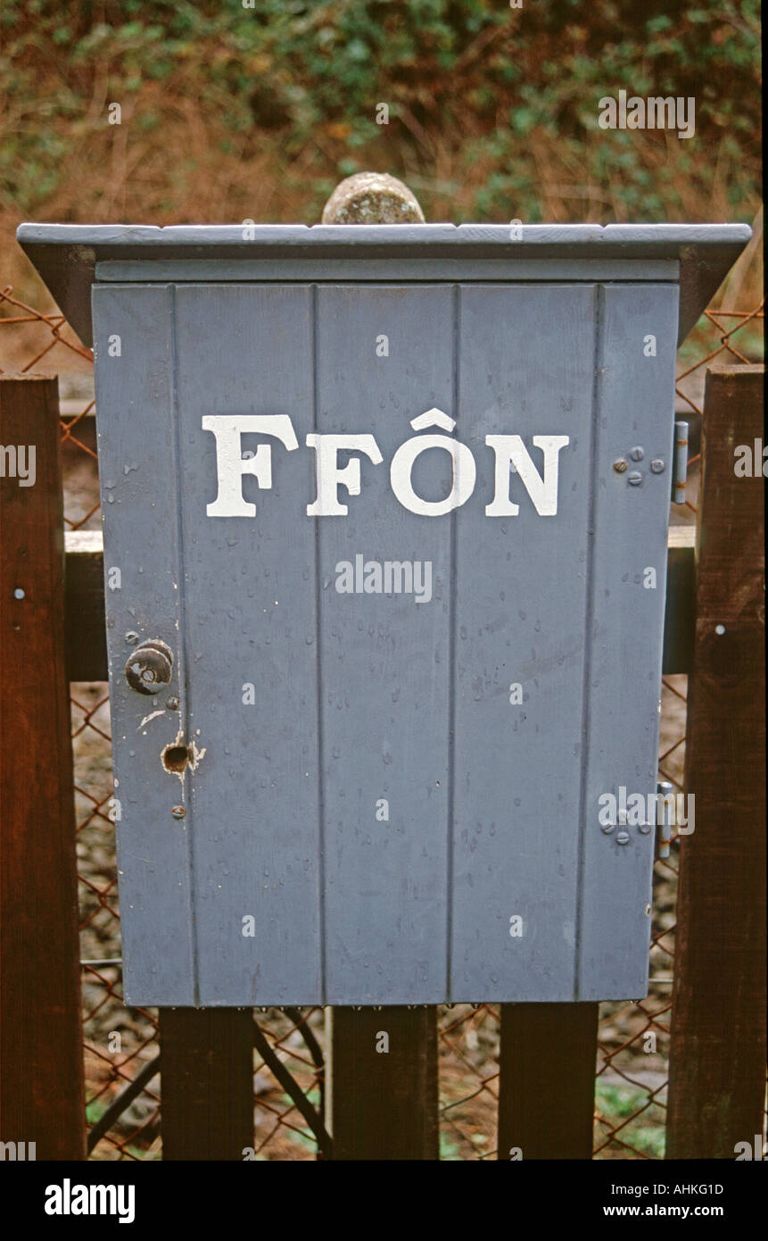 Telephone Box Porthmadog station Welsh Highland Railway Porthmadog ...