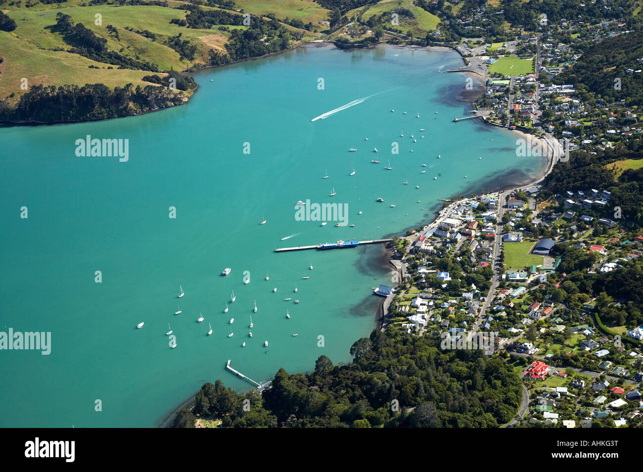 Akaroa Akaroa Harbour Banks Peninsula Canterbury South Island New ...