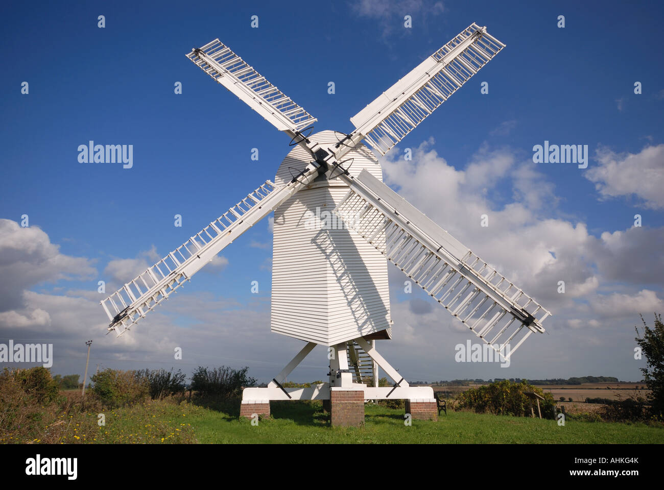chillenden windmill kent england Stock Photo - Alamy