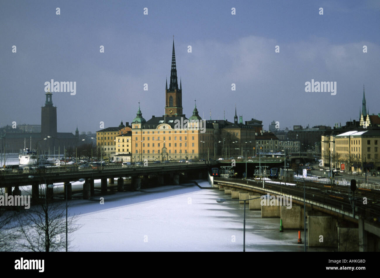 Winter in Stockholm Sweden Stock Photo - Alamy